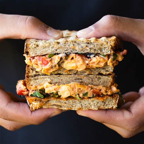 Mashed Chickpea Salad Sandwich