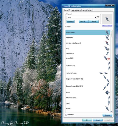 Curvy For Cursorfx Enable Windows Theme Customization