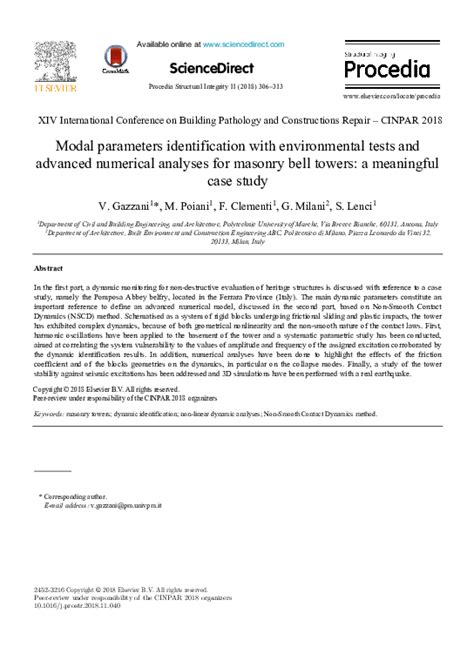 pdf modal parameters identification with environmental tests and