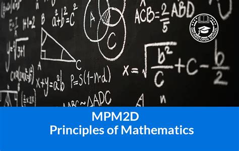 Principles Of Mathematics Mpm2d Ontario Open School