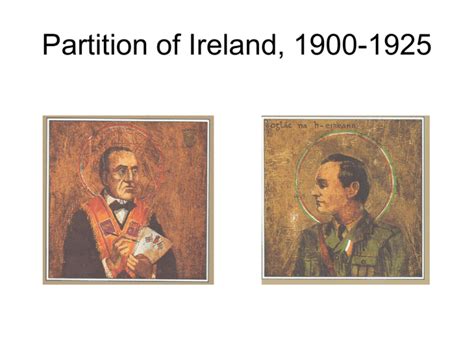 Partition Of Ireland 1900 1925