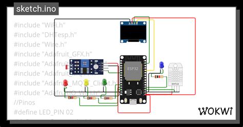 Led Adafruit Wokwi ESP32 STM32 Arduino Simulator