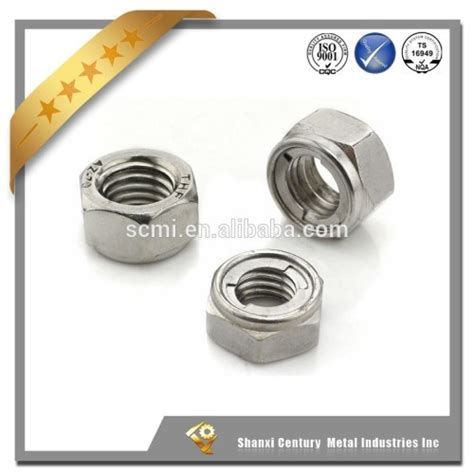 A2 70 스테인레스 스틸 금속 잠금 너트 의 고품질 A2 70 스테인레스 스틸 금속 잠금 너트