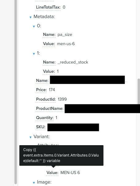 Adding Product Size In Order Confirmation Woocommerce Klaviyo Community