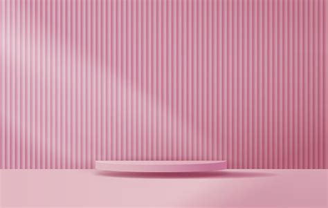 화장품 라이트 핑크 배경 최소화 및 제품 프리젠 테이션 브랜딩 및 포장 프리젠 테이션을위한 프리미엄 포디움 디스플레이 잎 배경의 그림자 스튜디오 무대 3d 일러스트 디자인