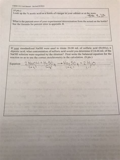Equation For Percent Error In Chemistry Tessshebaylo