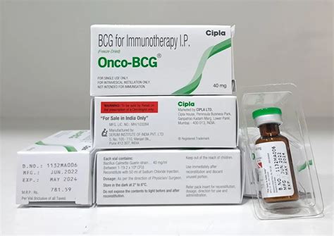 Onco Bcg 40mg Vaccine At ₹ 690 Vial Bacille Calmette Guerin Vaccine In Mumbai Id 2851967007133