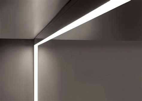 Surface Mounted Light Fixture Led Linear Aluminum Rail 4578 4579 Egoluce Surface