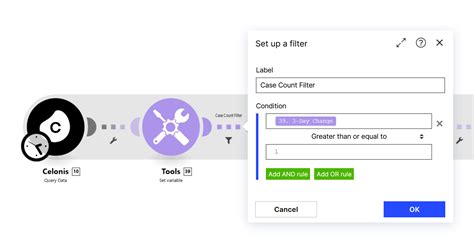 i want to break an action flow from running if no records fulfill a certain condition how can i