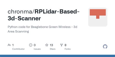Github Chronma Rplidar Based D Scanner Python Code For Beaglebone Green Wireless D Area
