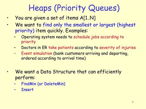 Ppt Heaps Priority Queues Powerpoint Presentation Free Download Id4441127