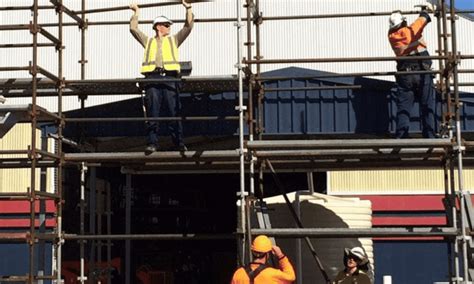 Guardrails Are Required For Scaffold Work Over 10 Feet