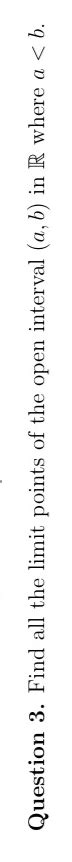 solved question 3 ﻿find all the limit points of the open