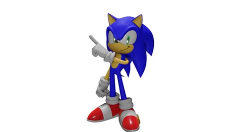 Modern Sonic Pose 3 Remaster By Thearmadillooficial On Deviantart