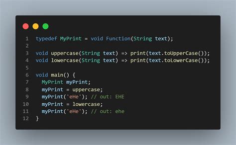 What Is Typedef In Flutterdart A Minimalist Intruduction To Typedefs