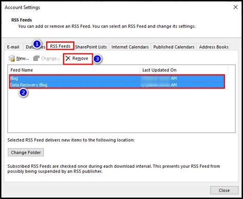 Remove Rss Feeds From Outlook Clutter Free Experience