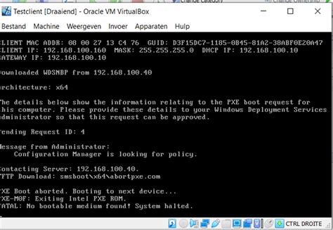 Pxe Boot Error Which I Cant Find R Sccm