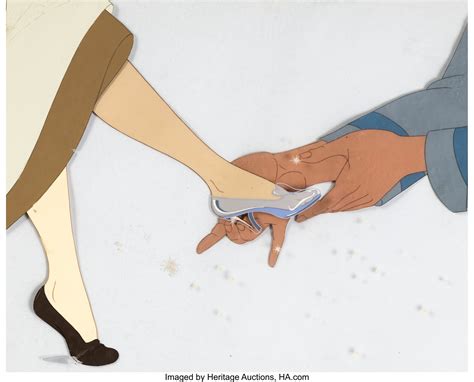 Cinderella Grand Duke And Cinderella Glass Slipper Production Cel Lot 17138 Heritage Auctions