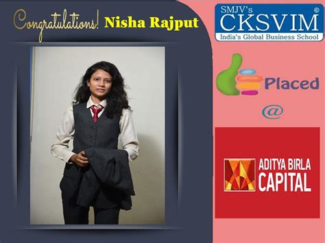 nisha rajput on linkedin thankyou amazingmentor inspirationalleader cksvim