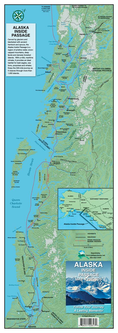 Alaska Inside Passage Map And Photos Captains Nautical Books And Charts