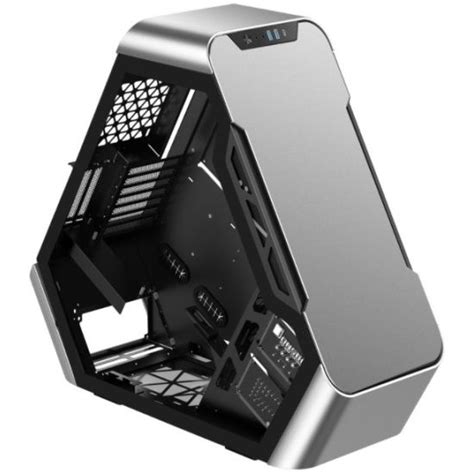 Корпус для ПК Jonsbo Tr03 A Silver без БП боковые панели из закаленного стекла Mini Itx Micro