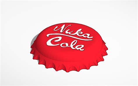 3d Design Nuka Cola Bottle Cap Tinkercad