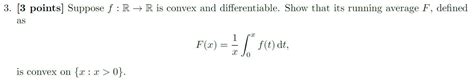 Solved Points Suppose F RR Is Convex And Chegg Com