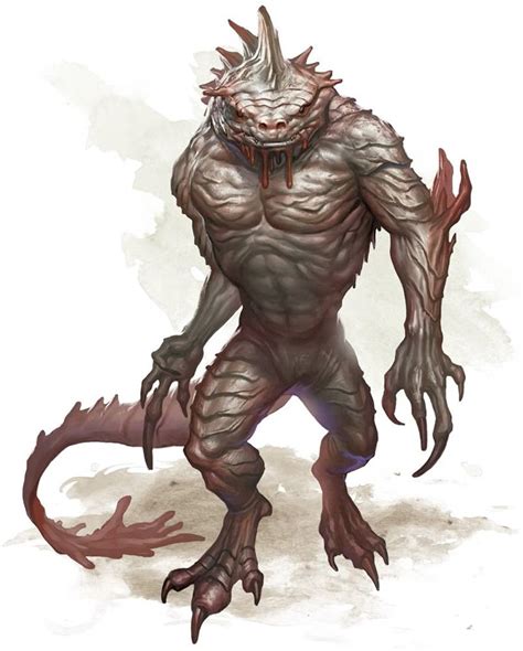 Troglodyte Monster Stat Block Dnd 5e Locathah 5e