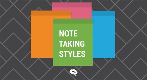 Note Taking Styles
