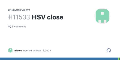 Hsv Close · Issue 11533 · Ultralyticsyolov5 · Github