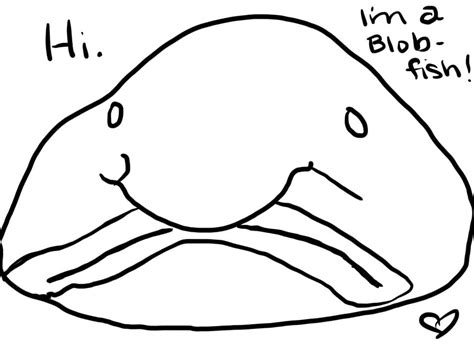 Blob Fish Coloring Pages Sketch Coloring Page Blob Fish Coloring Pages Sketch Coloring Page