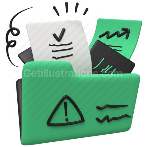 download data and analytics user interface caution 71379 illustration
