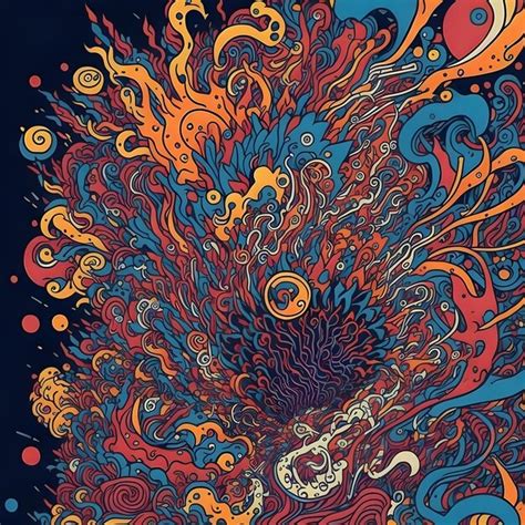 Premium Photo The Abstract Doodle Art In Multitude Array Of