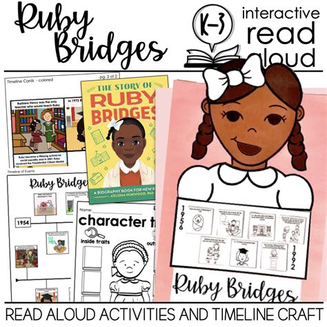 Ruby Bridges Craft Interactive Read Aloud Black History Womens