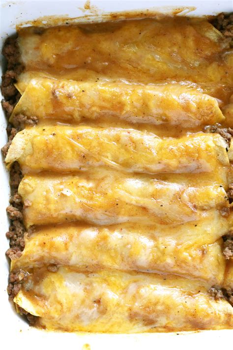 Easy Mexican Beef Enchiladas Recipe