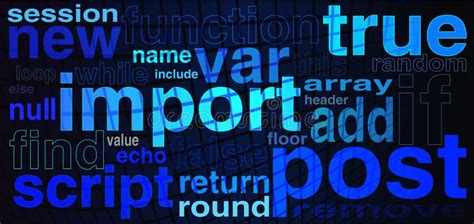 Programming Phrases Vector Illustration Concept Dark Background Stock Vector Illustration Of