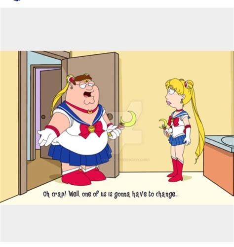 Family Guy And Sailor Moon My Two Favorite Things Thank You Seth Mcfarlane I Would Like To Marry