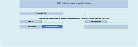 Bulk Gstin Verification Excel Template At Rs 10000user Pan Card Verification Integration