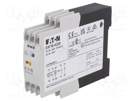 emt6 kdb eaton electric temperature monitoring relay temperature