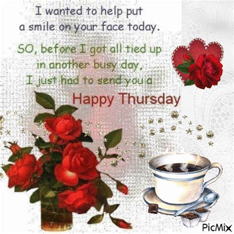 Happy Thursday Free Animated  Picmix