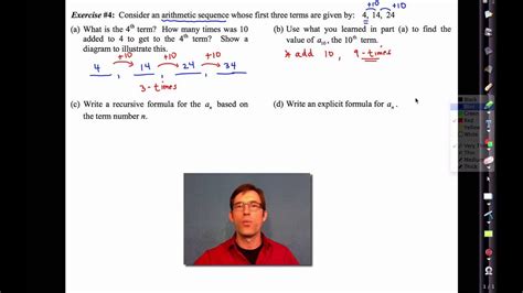 Common Core Algebra I Unit 4 Lesson 13 Arithmetic Sequences Worksheets Library