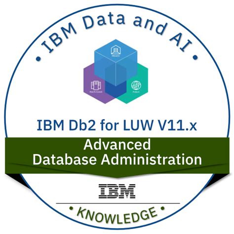 Ibm Db2 For Luw V11x Advanced Database Administration Acclaim