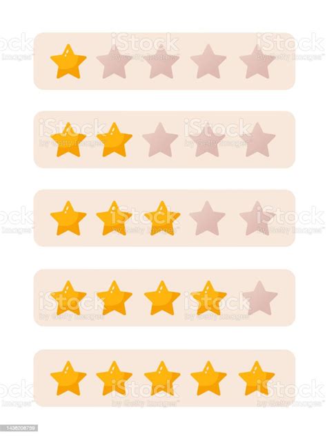 별 형태의 피드백 등급 고객은 제품 서비스를 평가합니다 고객 만족도를 평가하는 개념 흰색 배경의 아이콘입니다 벡터 일러스트 레이