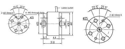 56 Micro Reaction Torque Sensor Small Range Tight Spaces