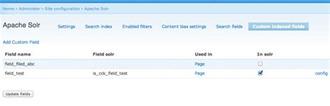 Apache Solr Custom Fields