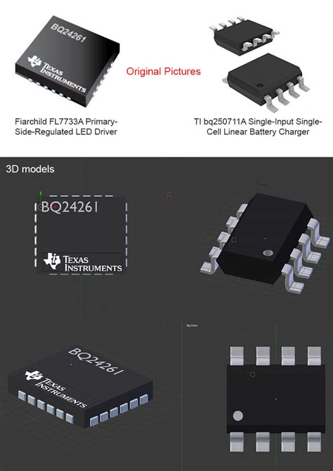Electronic Components 3d Modeling On Behance