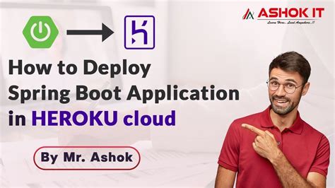 Deploy Spring Boot Application In Heroku Cloud Ashok It Youtube