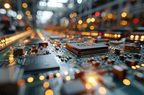 Premium Photo Automated Robotic Assembly Line Manufactures Hightech