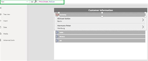 Expand And Collapse View Using Nested Gallery Powerapps