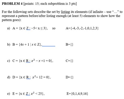 Solved Problem 4 Points 15 Each Subproblem Is 3 Pts For
